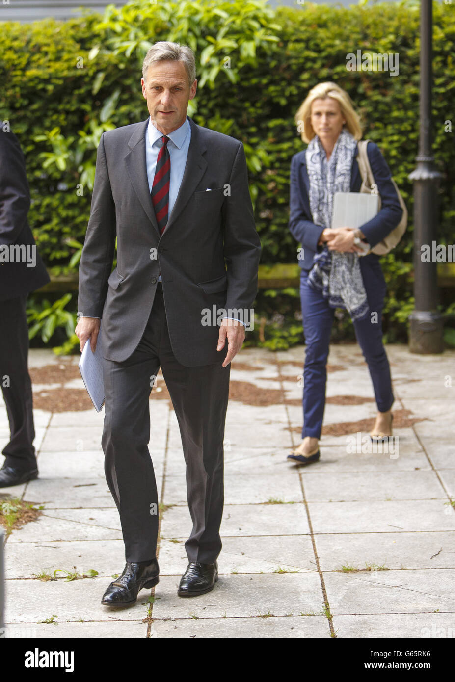 Richard Drax MP and his wife Elsbet pictured in Southampton Stock Photo ...