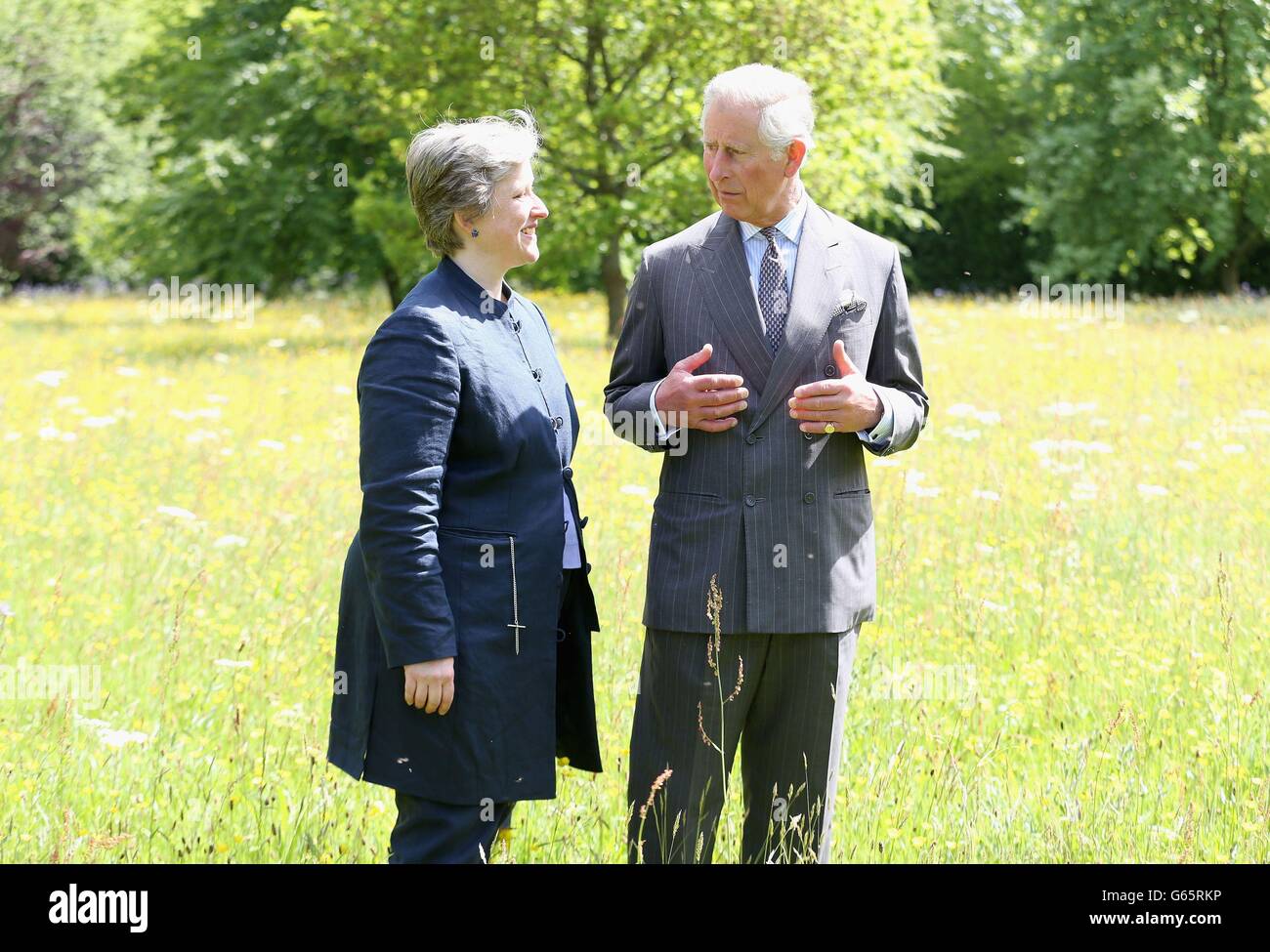 Prince Of Wales Launches Coronation Meadows Initiative Stock Photo - Alamy