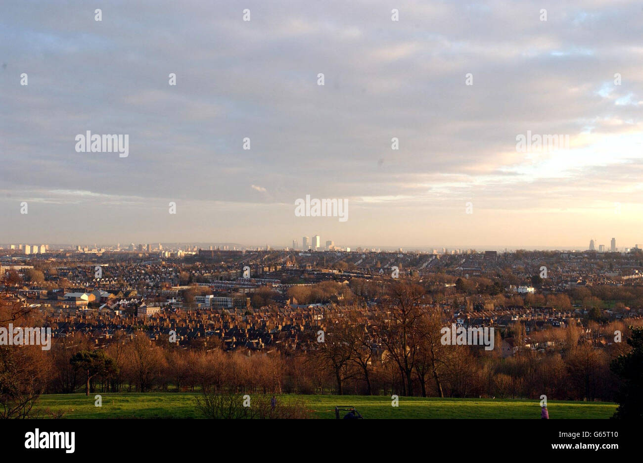 Alexandra Palace view Stock Photo - Alamy