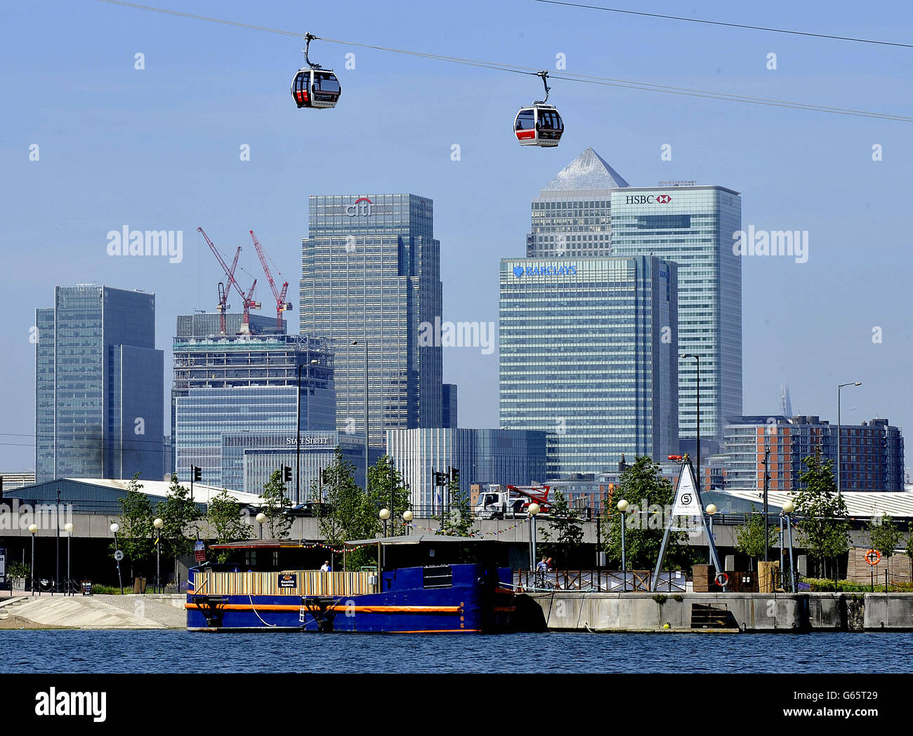 Emirates Air Line - stock Stock Photo - Alamy