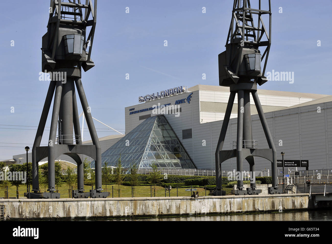 Royal Victoria Docks - stock Stock Photo - Alamy