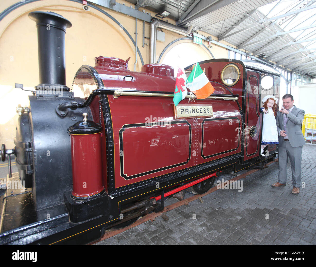 Public transport minister alan kelly and niamh fallon hi-res stock ...