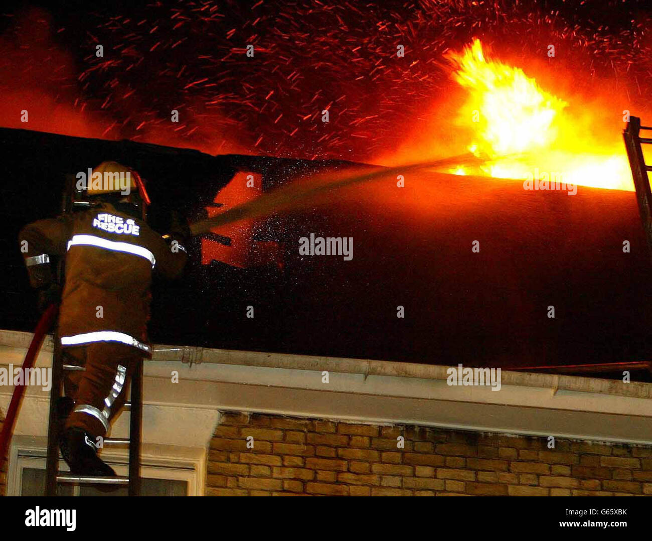 Fire hotel firefighters tackle hi-res stock photography and images - Alamy