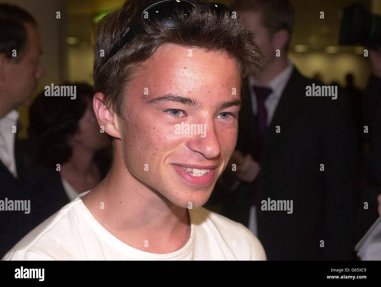 Seb Clover Atlantic sailing record Stock Photo - Alamy