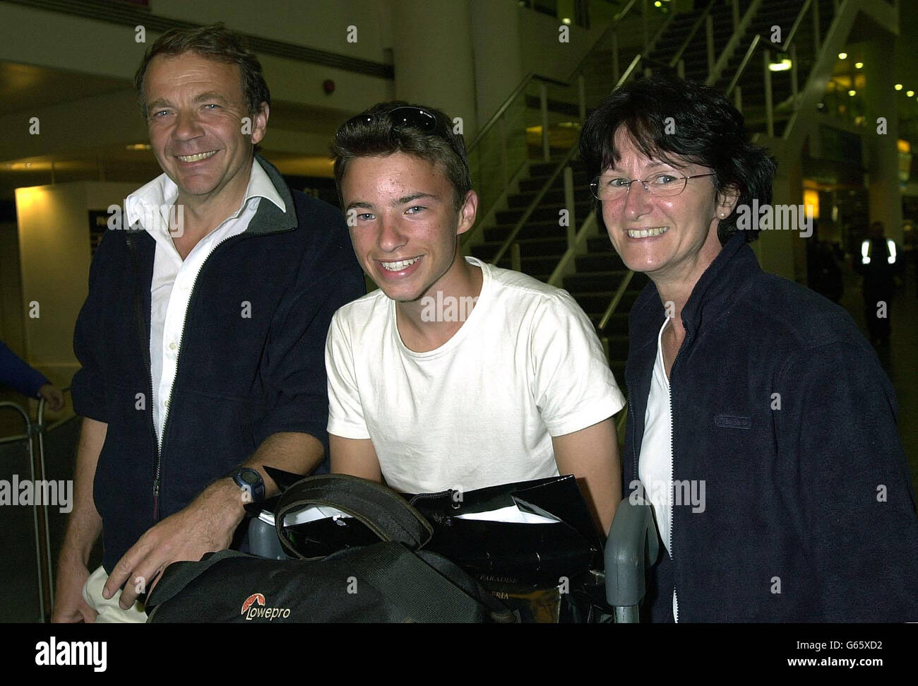 Seb Clover Atlantic sailing record Stock Photo - Alamy