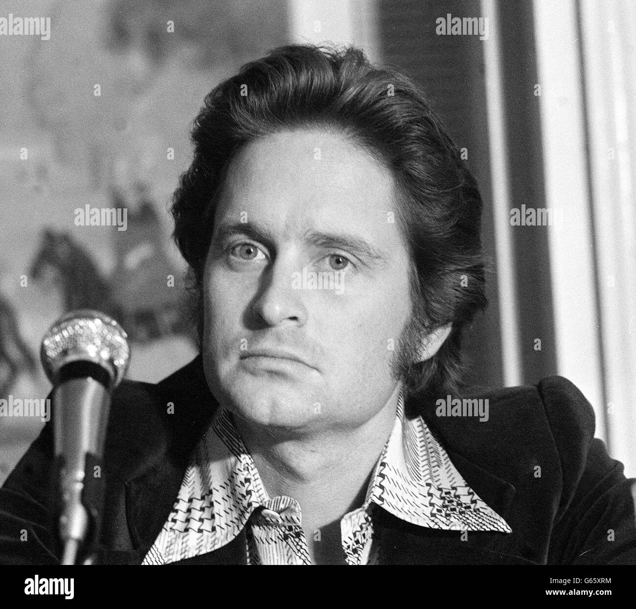 American Actor Michael Douglas In London To Promote His Film One Flew