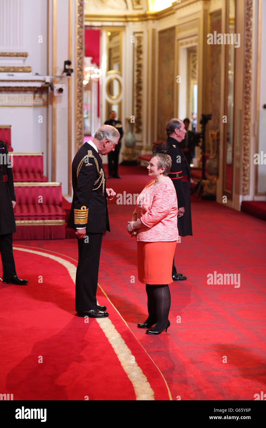 Dr. Marian Wilson from Chesterfield is made a CBE by the Prince of ...