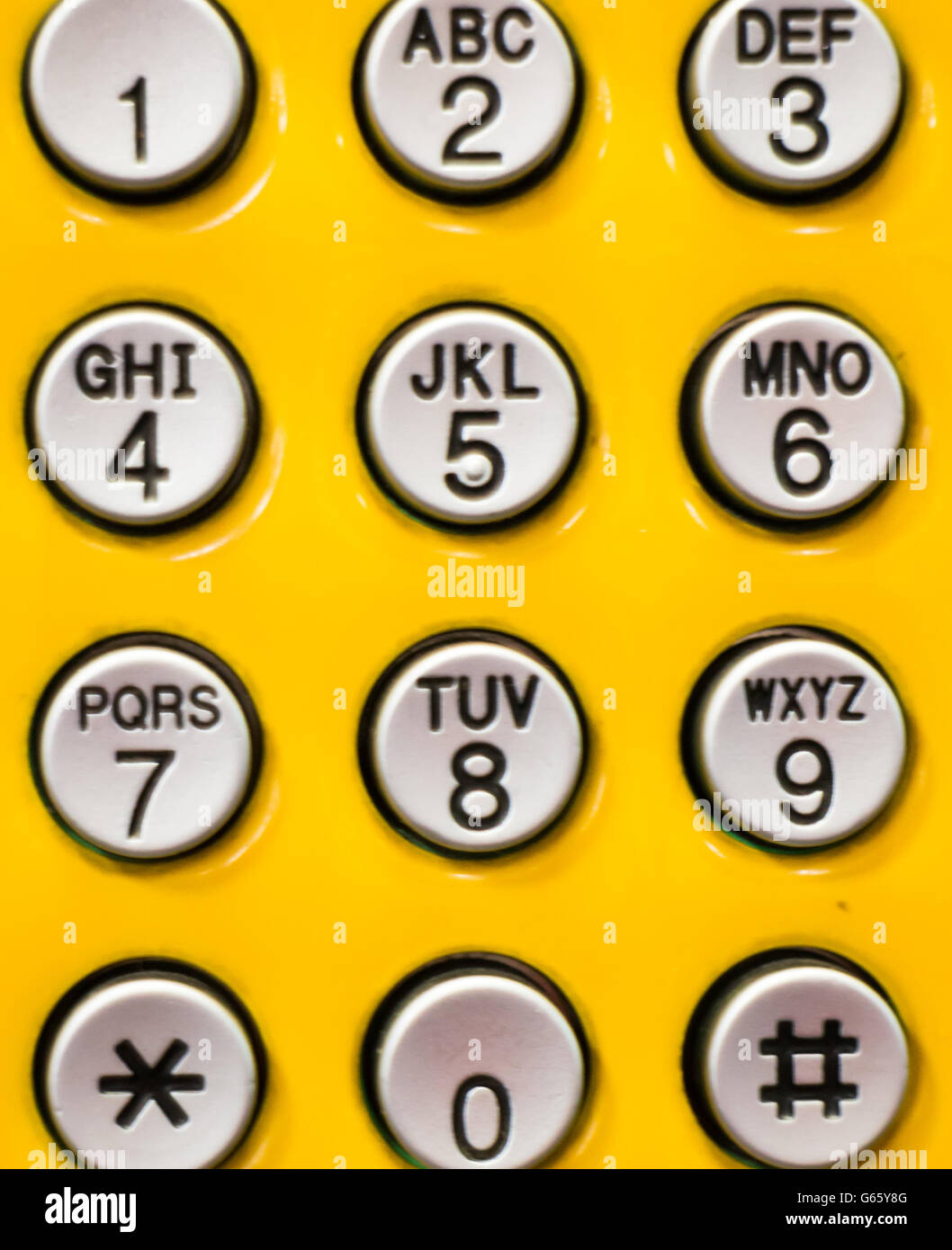 Public telephone button up close, stock photo Stock Photo - Alamy