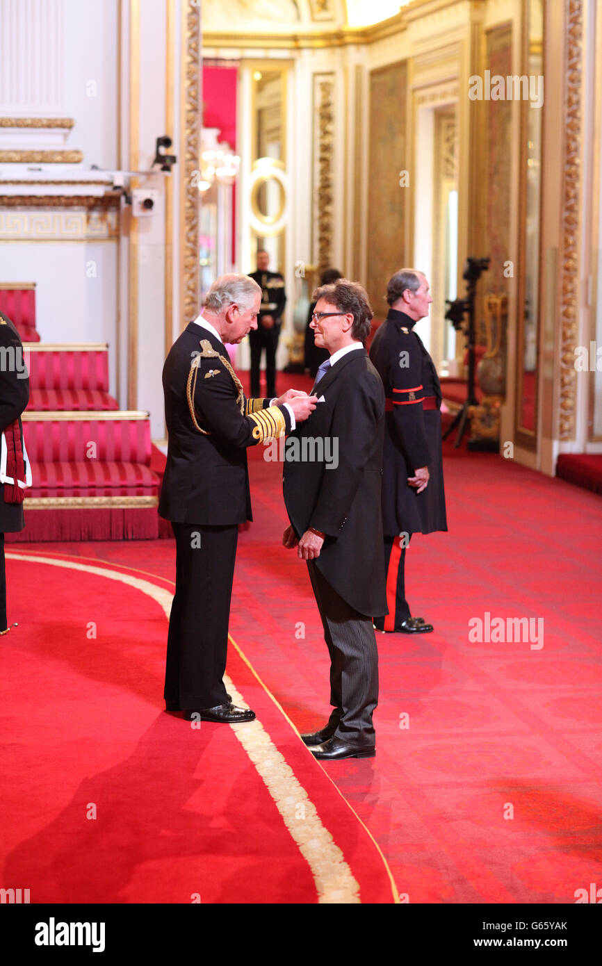 Mr. Christopher Bywater from Poulton-Le-Fylde is made an OBE by the ...