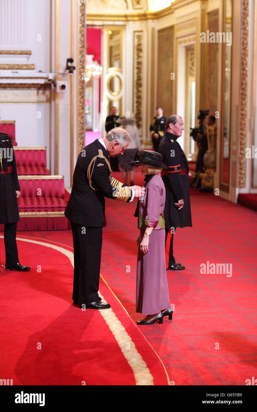 Professor Janet Todd from Cambridge is made an OBE by the Prince of ...