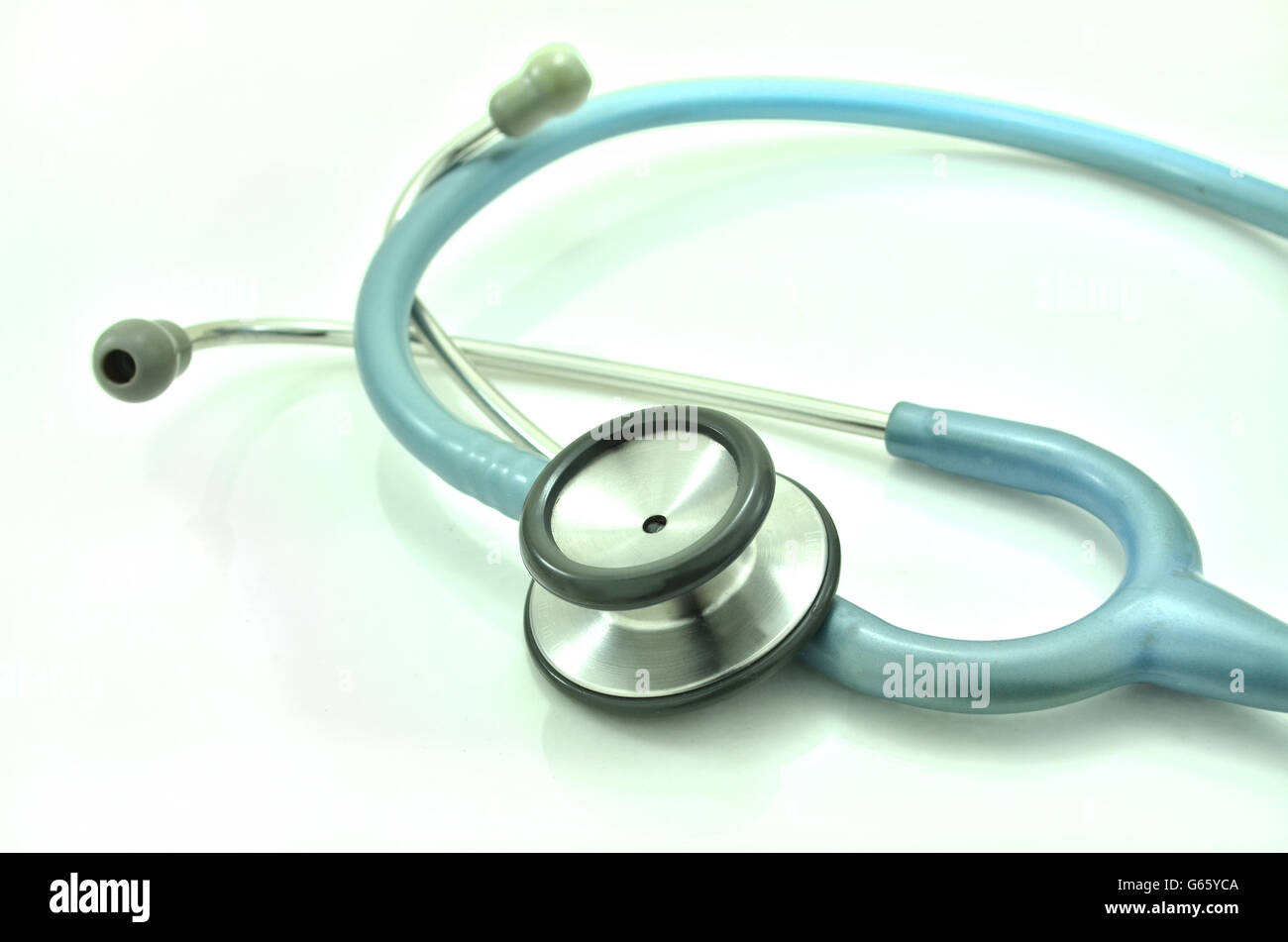 stethoscope with reflection and blue tint Stock Photo - Alamy