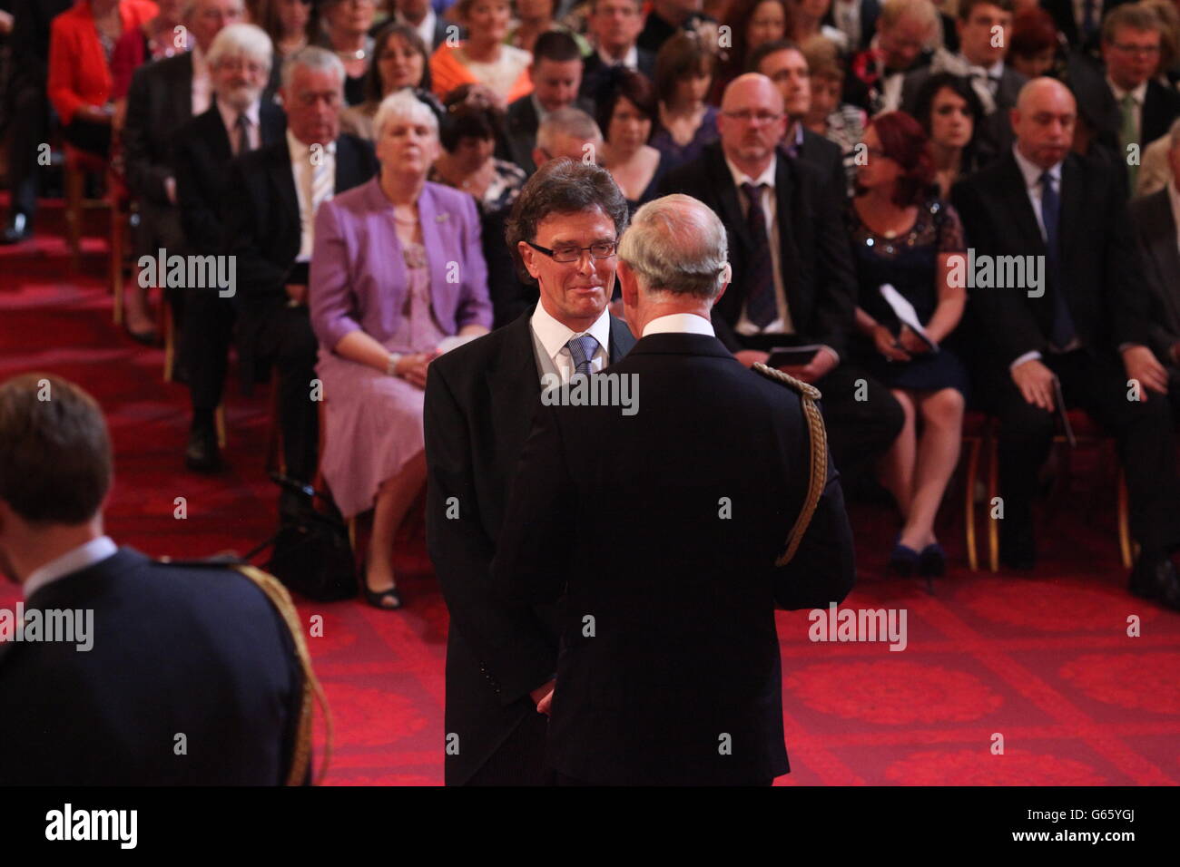 Mr. Christopher Bywater from Poulton-Le-Fylde is made an OBE by the ...