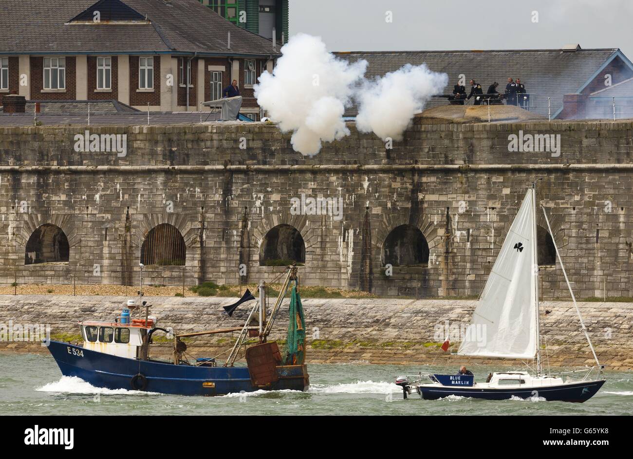 Hms blockhouse hi-res stock photography and images - Alamy