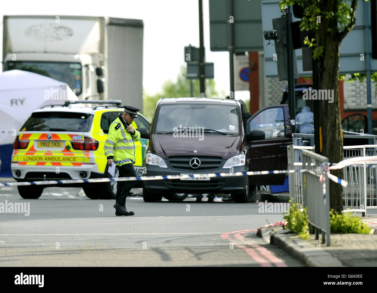 Drummer Lee Rigby murder Stock Photo - Alamy