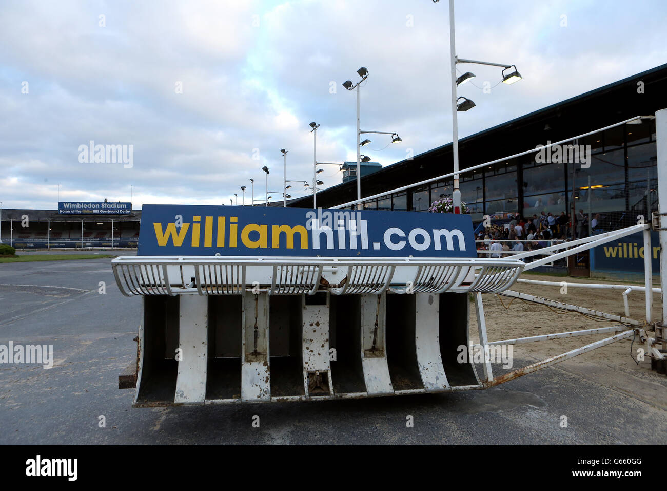 Greyhound racing trap hi-res stock photography and images - Alamy