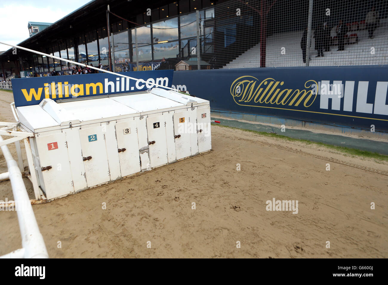 Greyhound starting trap hi-res stock photography and images - Alamy