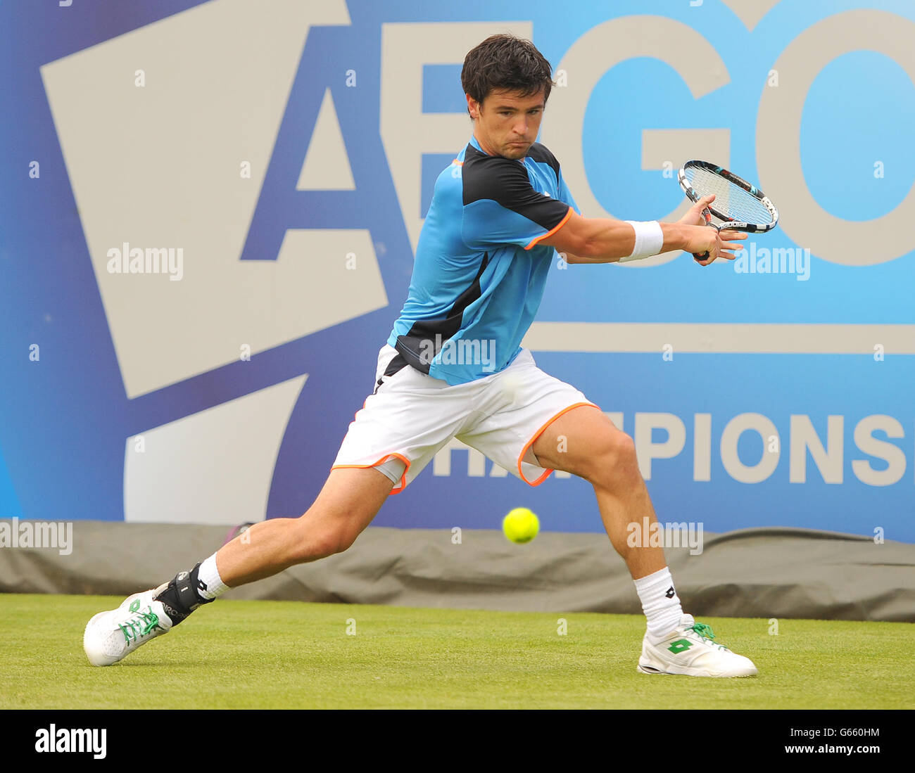 Jamie baker tennis action hi-res stock photography and images - Alamy
