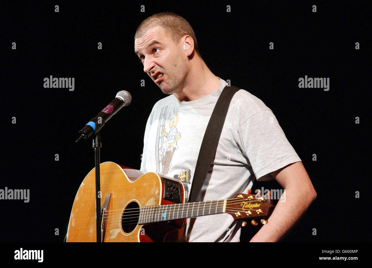 Boothby Graffoe performing at Gutted - The Gilded Balloon Benefit, at ...