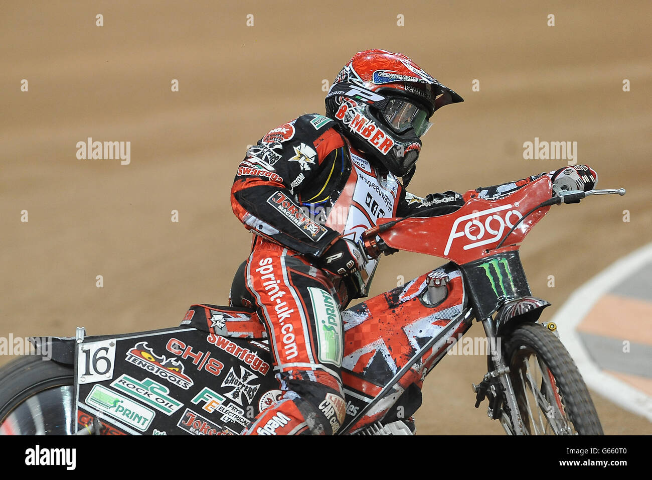 Speedway - British Speedway Grand Prix - Millennium Stadium Stock Photo ...