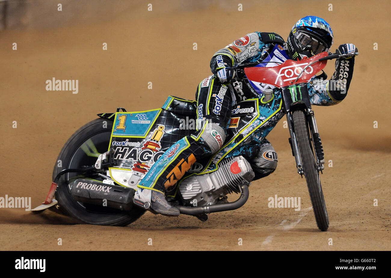 Speedway - British Speedway Grand Prix - Millennium Stadium Stock Photo ...