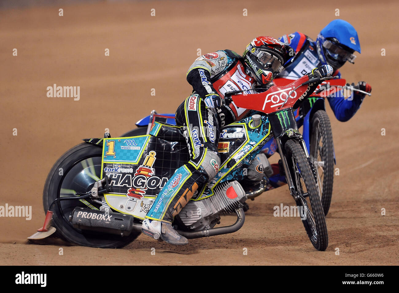 Speedway - British Speedway Grand Prix - Millennium Stadium Stock Photo ...