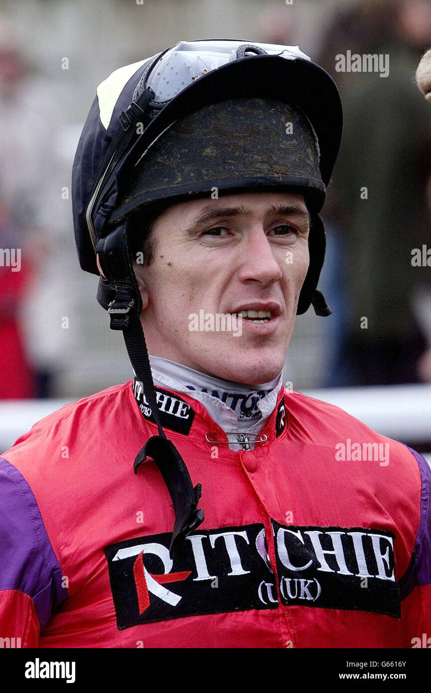 Tony McCoy. Jockey Tony McCoy at Chepstow Stock Photo - Alamy