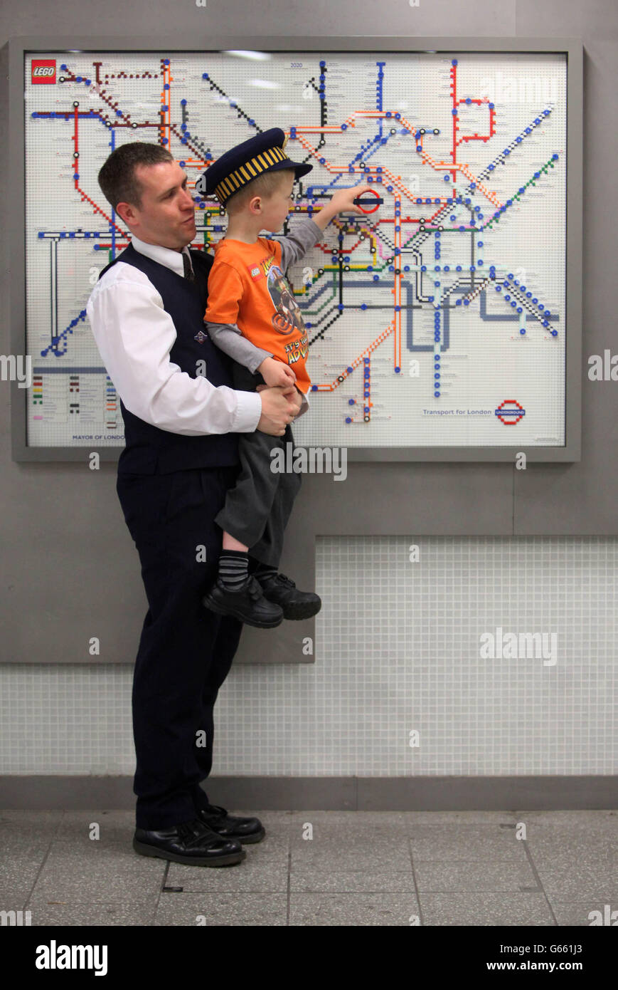 Lego Tube Map Stock Photo - Alamy