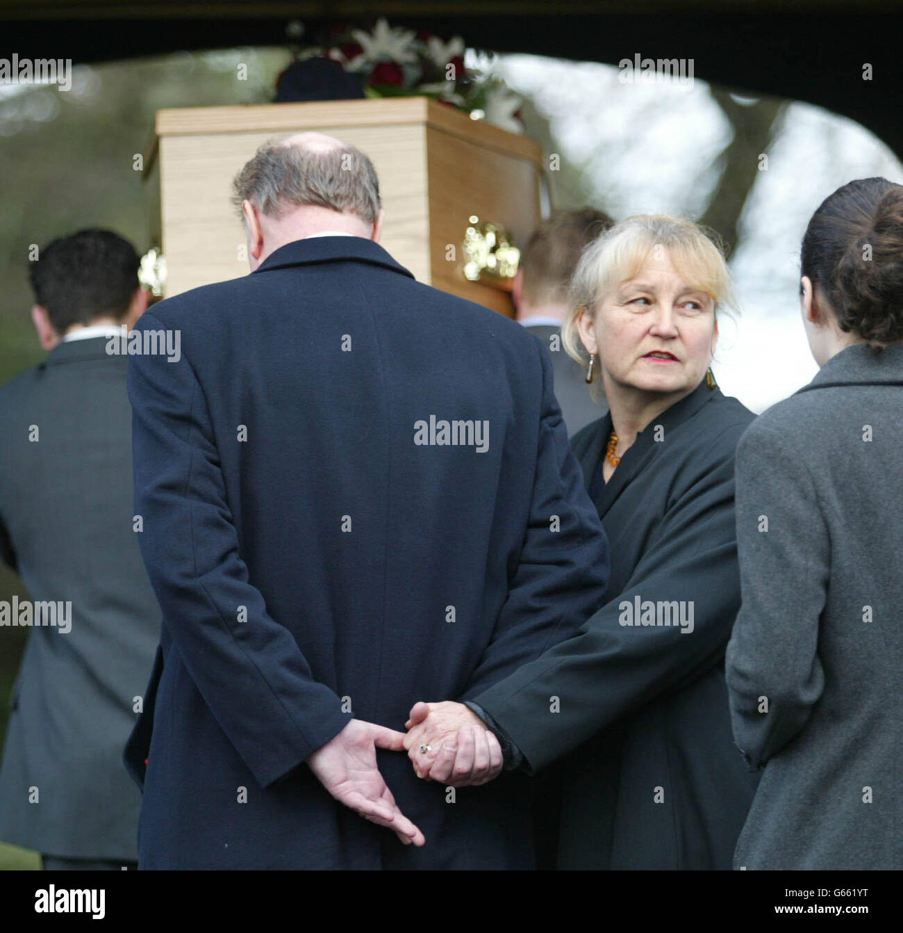 Janet Kent glances round to her family as she and her husband Richard ...