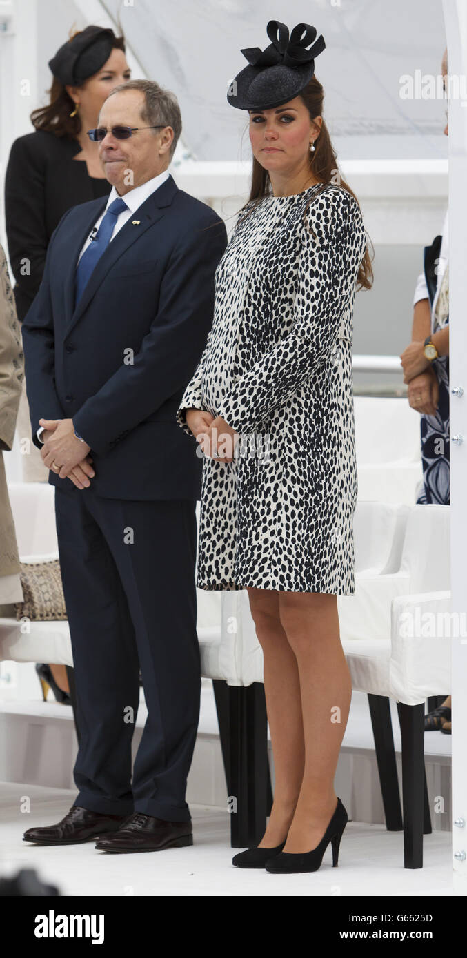 Duchess names cruise liner Stock Photo - Alamy