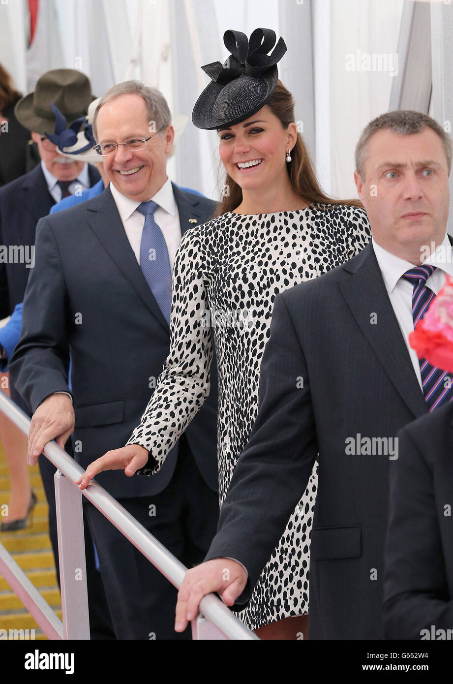 Duchess names cruise liner Stock Photo - Alamy