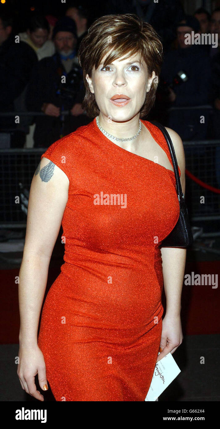 Disc jockey emma b arriving madame tussauds hi-res stock photography ...