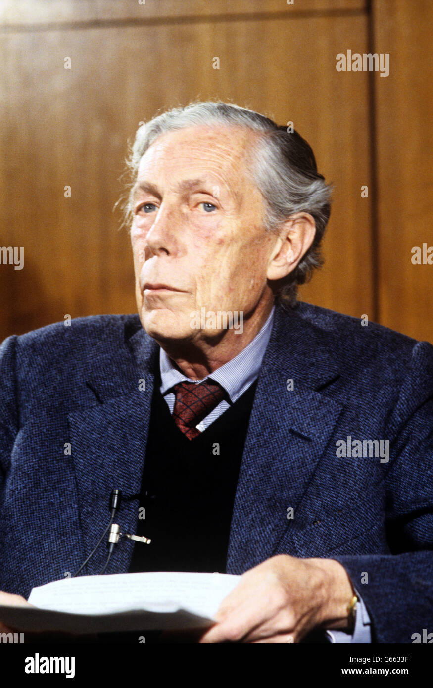 Anthony Blunt, 72, makes his first public appearance since he was ...