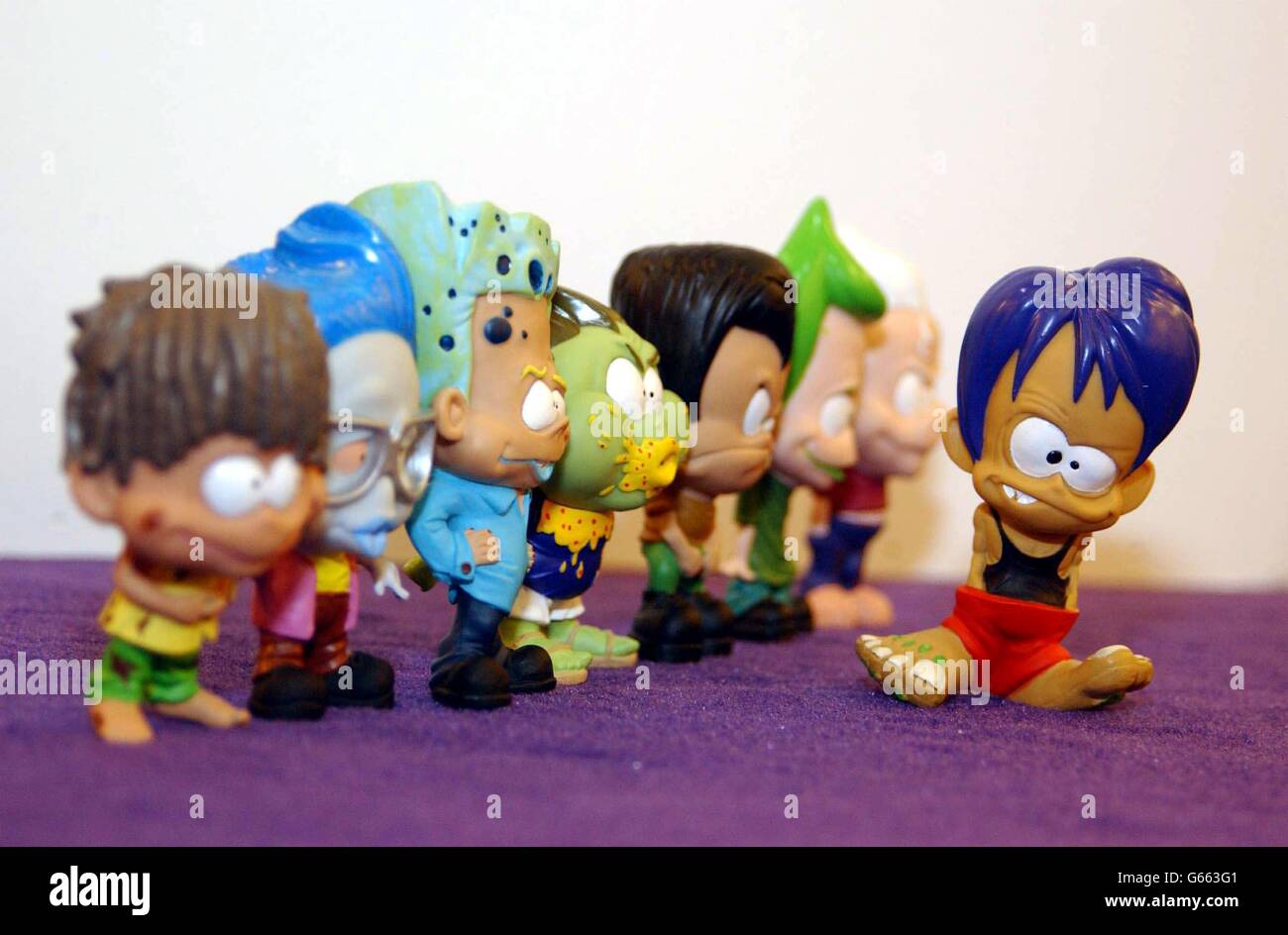 A new toy called Stink Blasters on display during the Toy Fair, at the ...