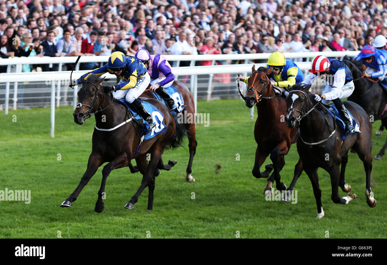 Body and Soul ridden by Duran Fentiman (left) wins the Charity Sprint ...