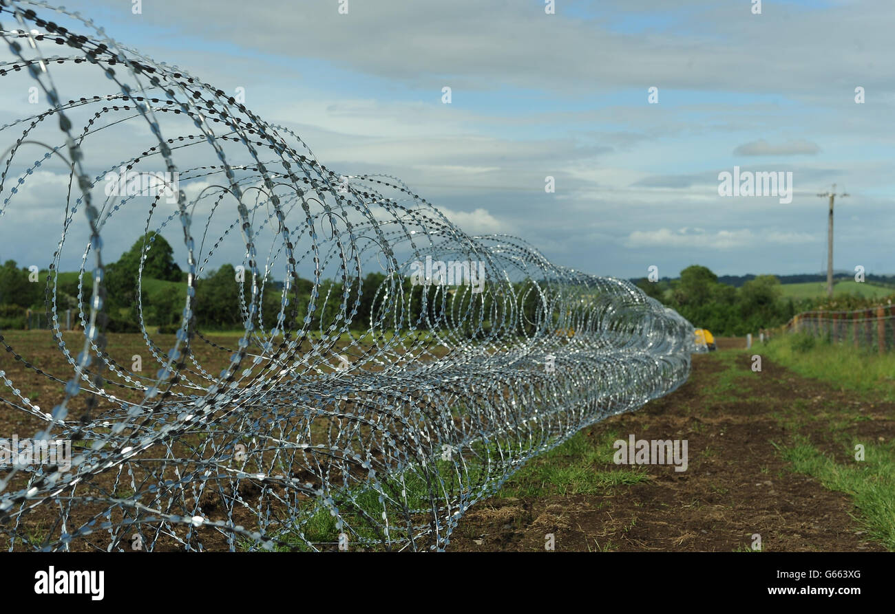 Entanglement wire around Lough Erne and the surrounding area ahead of ...