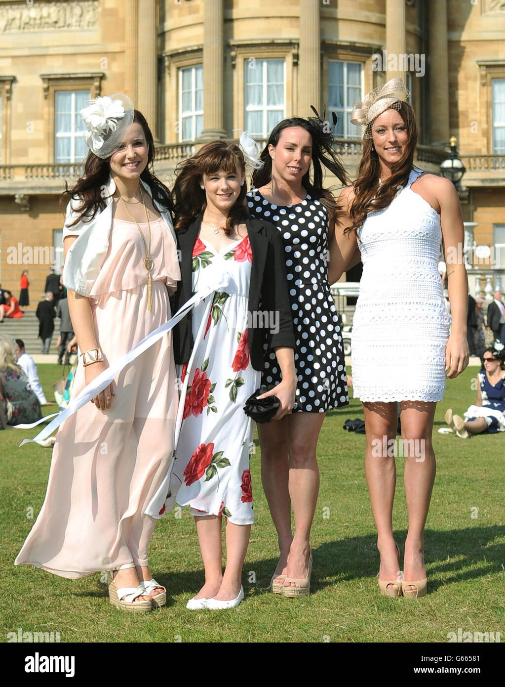London 2012 olympics team gb gymnasts left right hannah whelan hi-res ...