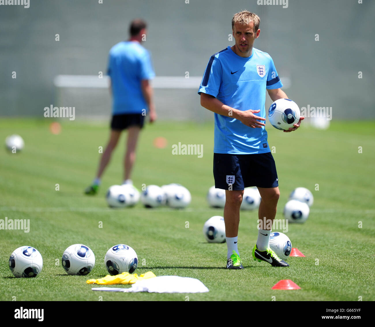 Soccer european under 21 championship england training hi-res stock ...