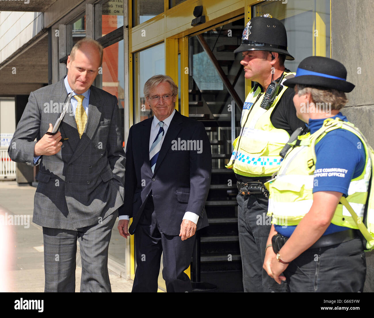 Bill Roache court case Stock Photo - Alamy