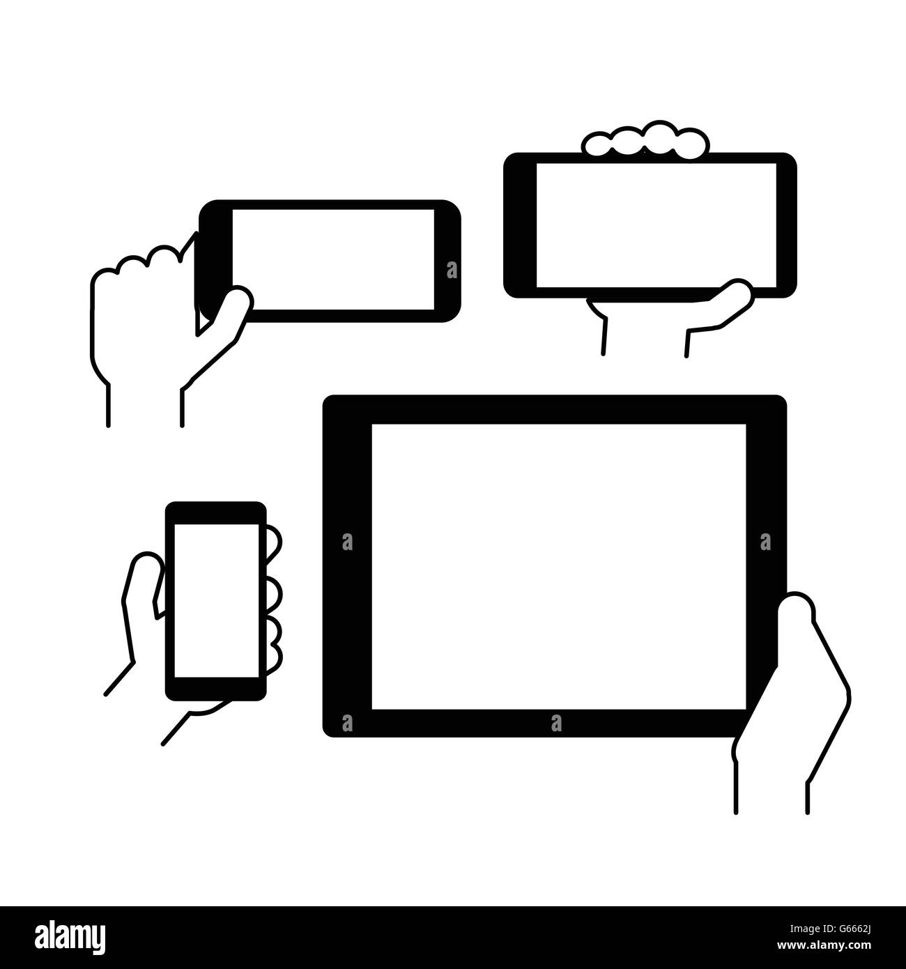 Hold app Black and White Stock Photos & Images - Alamy