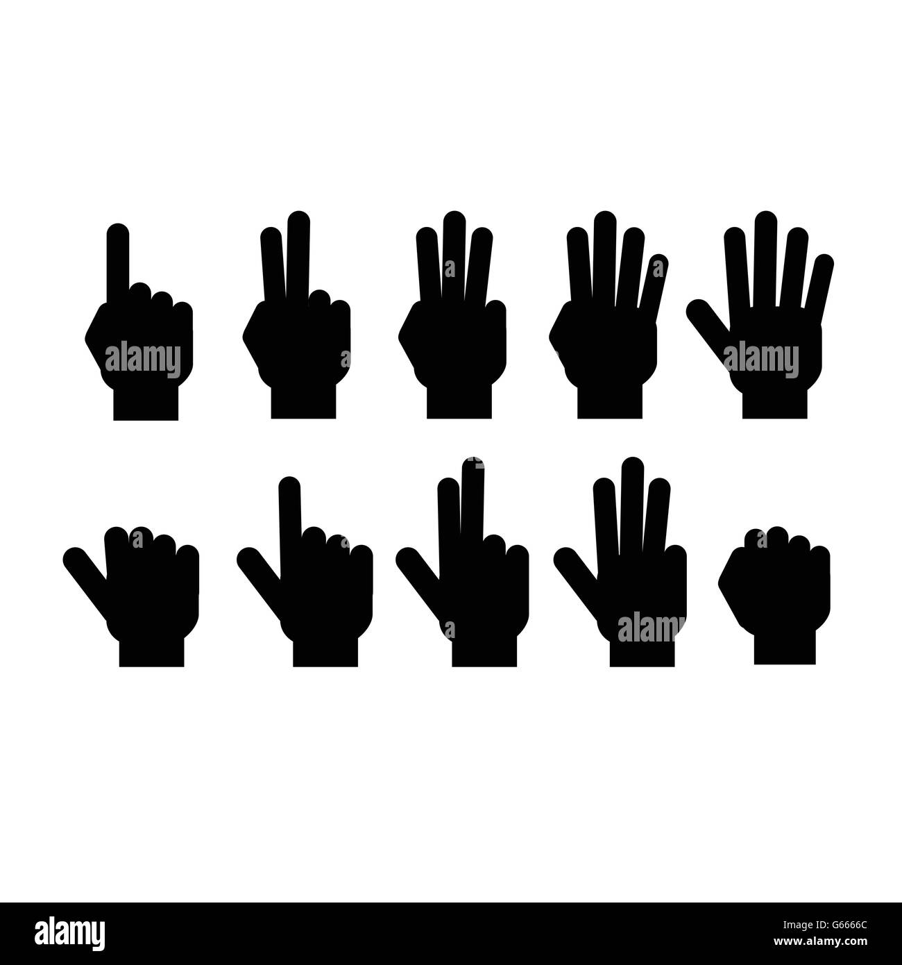 Numbers point Cut Out Stock Images & Pictures - Alamy