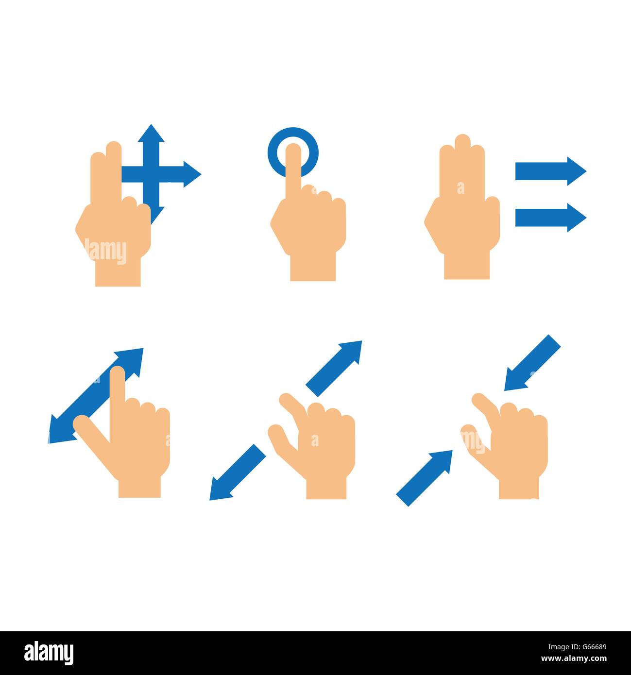 Phone finger pinch gesture hi-res stock photography and images - Alamy