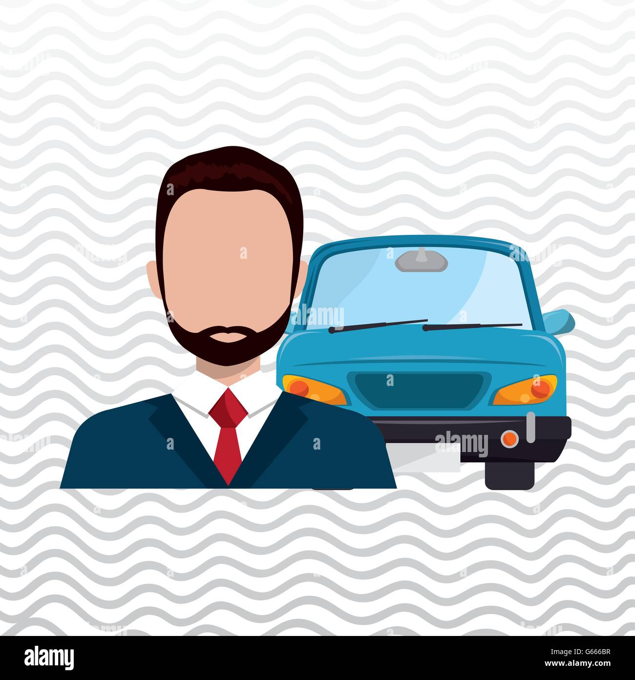 car salesman design Stock Vector Image & Art - Alamy