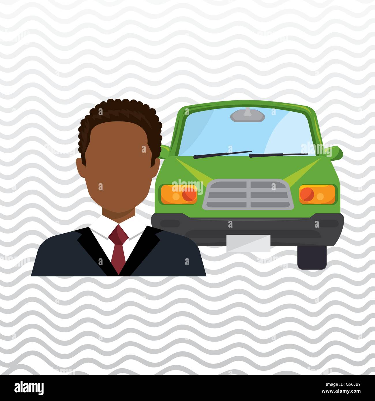 car salesman design Stock Vector Image & Art - Alamy