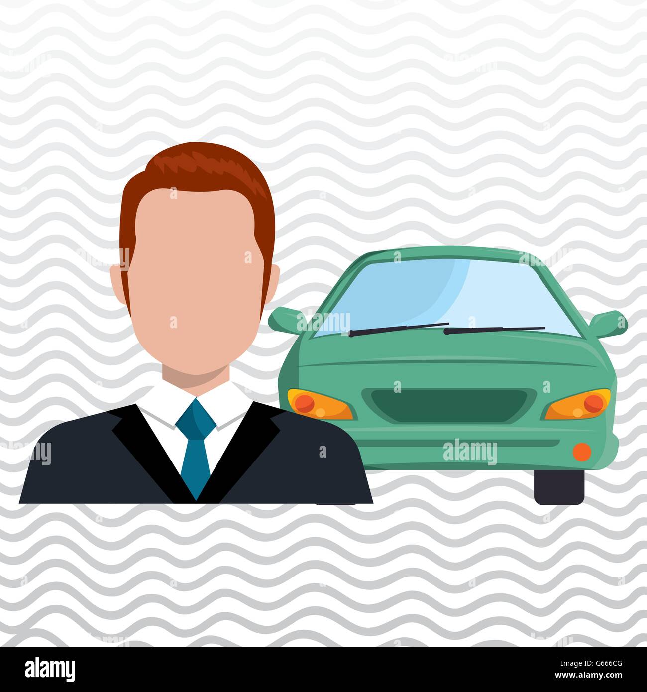 car salesman design Stock Vector Image & Art - Alamy