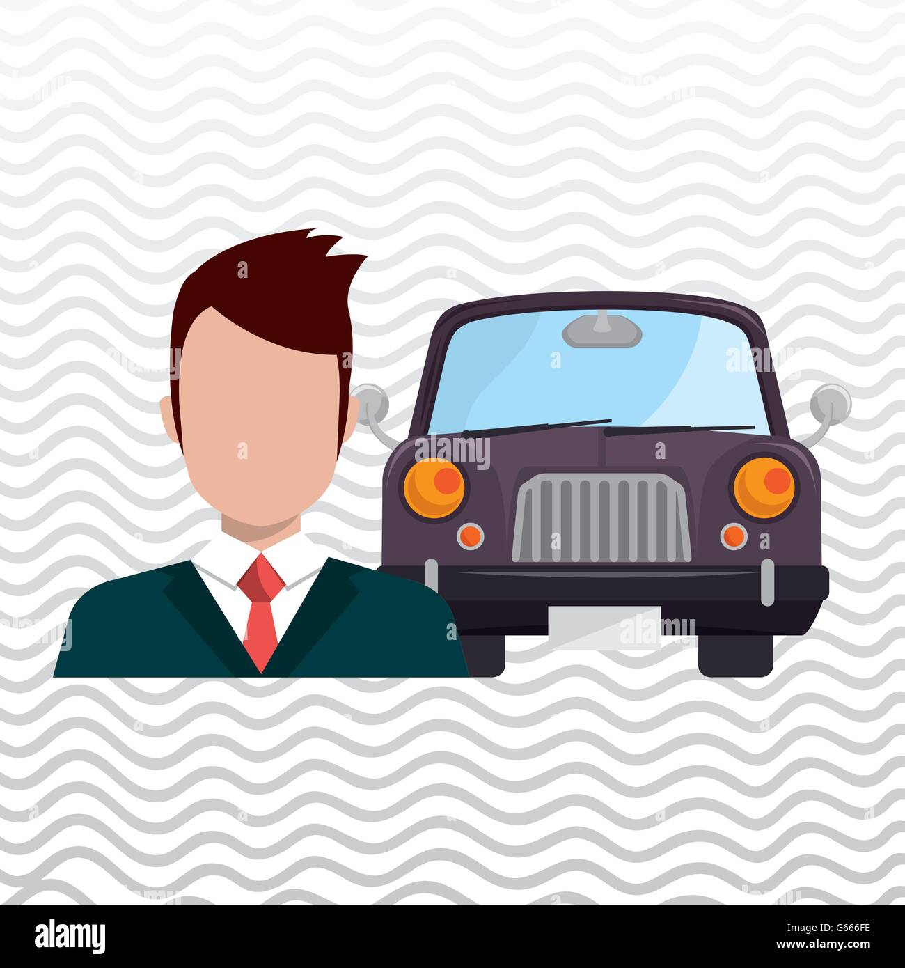 car salesman design Stock Vector Image & Art - Alamy