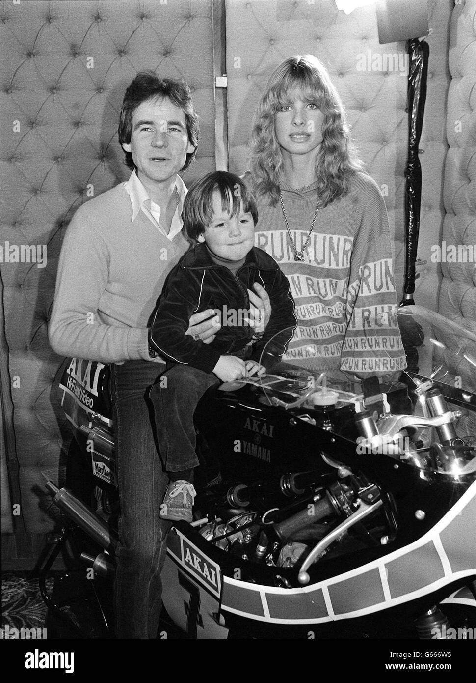 Barry Sheene and Stephane McLean Stock Photo - Alamy