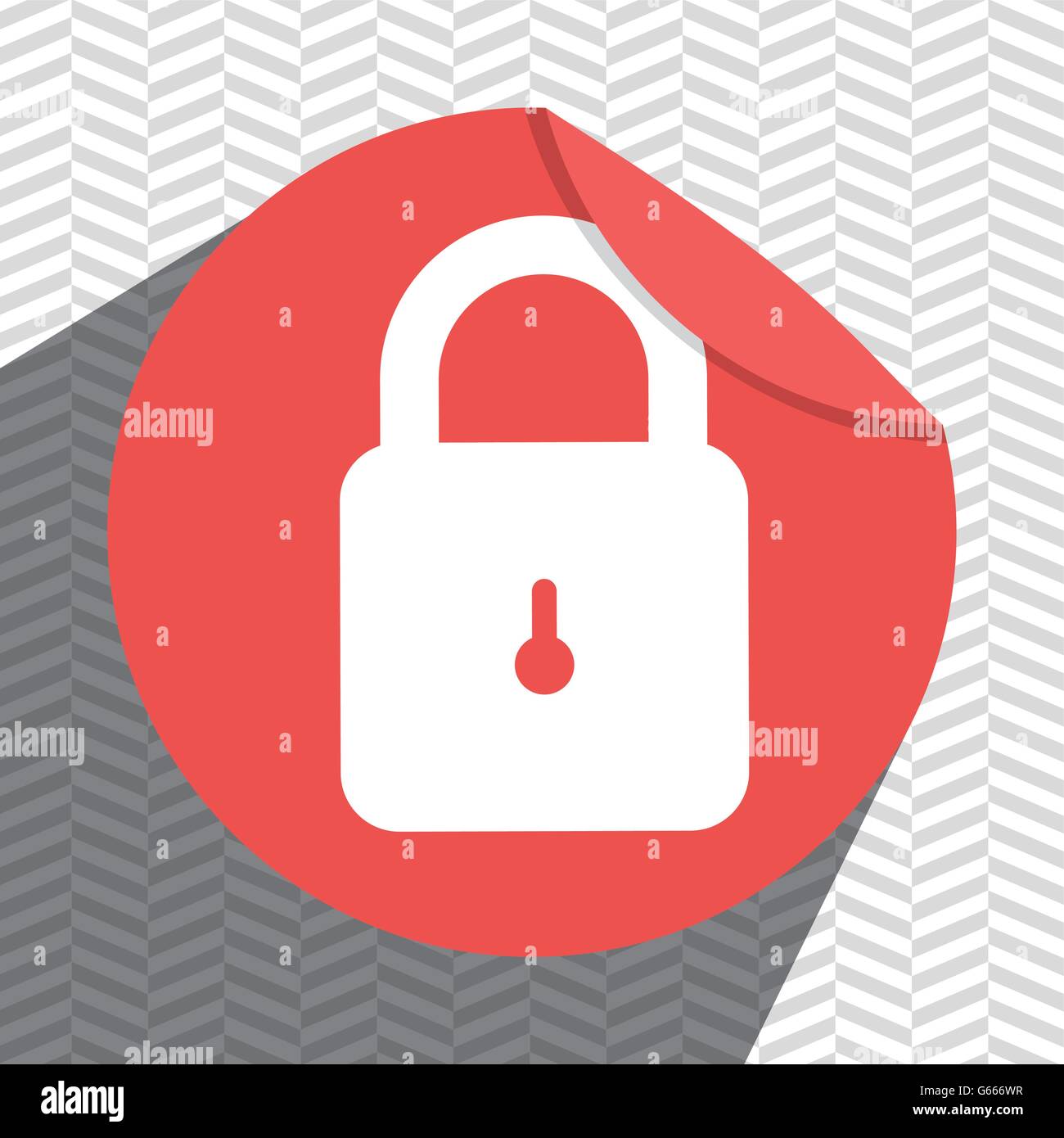 padlock icon design Stock Vector Image & Art - Alamy