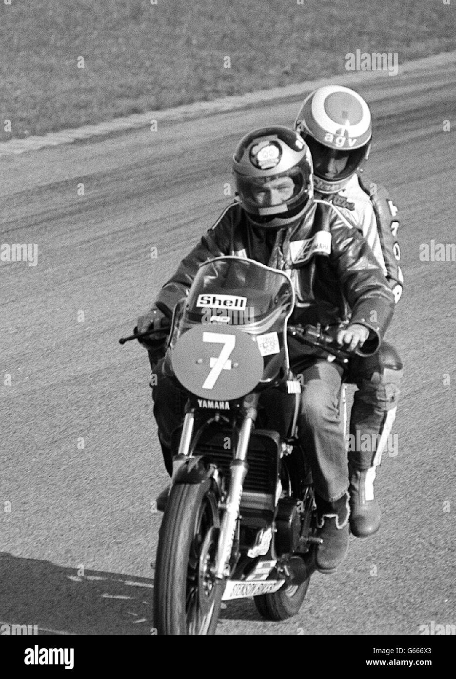 Barry Sheene Returns to Racing Stock Photo - Alamy