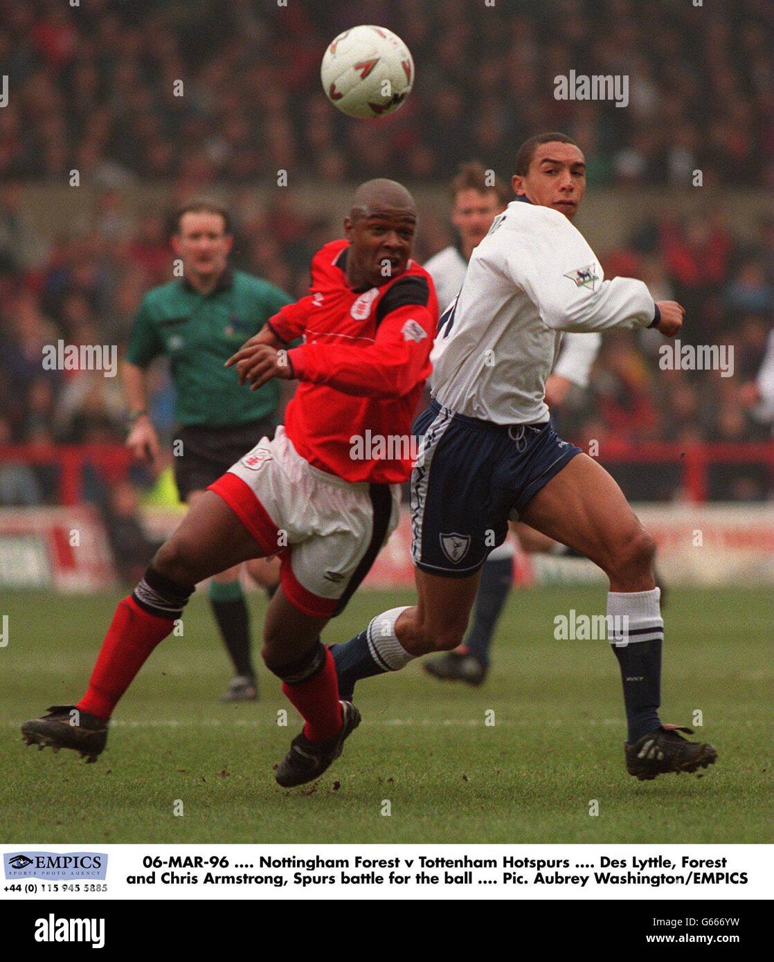 Nottingham Forest v Tottenham Hotspur Des Lyttle, Forest and Chris ...