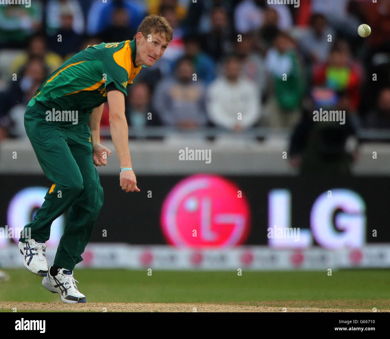 South Africa's bowler Chris Morris during game against Pakistan, during ...